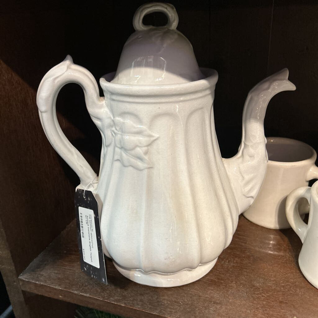 Antique Ironstone English Teapot w/ Lid – Warehouse 55 Aurora